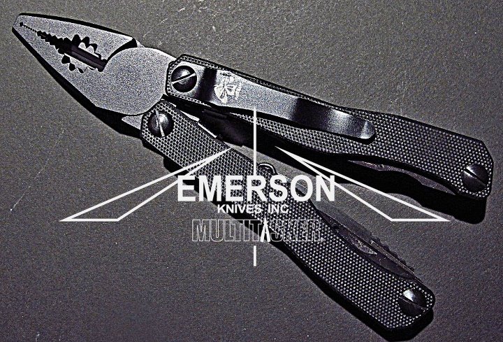New Images of the Emerson Knives/Multitasker Collaborations | Jerking the Trigger