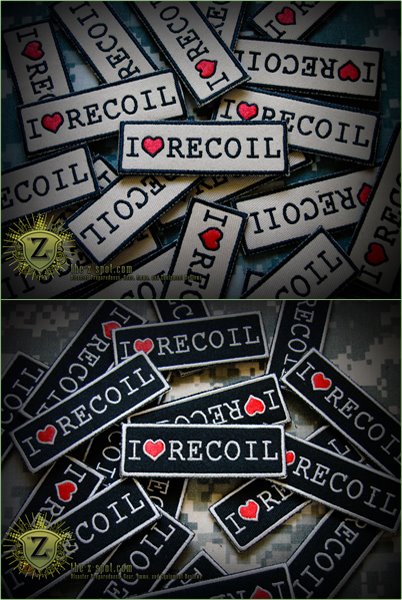 Patch Collecting: I Love Recoil Patch for a Good Cause | Jerking the Trigger
