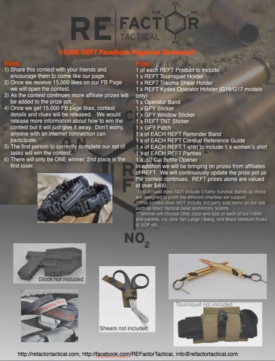 RE Factor Tactical Giveaway | Jerking the Trigger