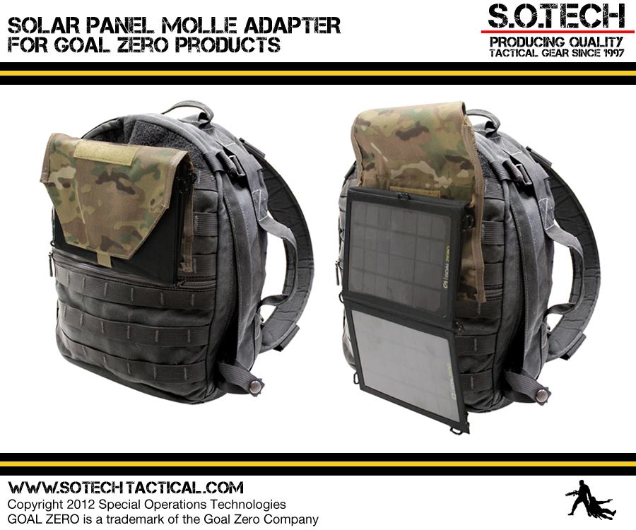 S.O. TECH Solar Panel MOLLE Adapter | Jerking the Trigger