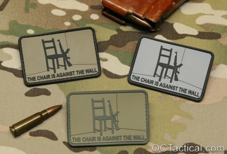 The Chair is Against the Wall Patch from OC Tactical | Jerking the Trigger