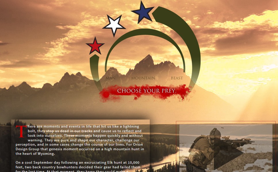 Orion Design Group Website is Live | Jerking the Trigger