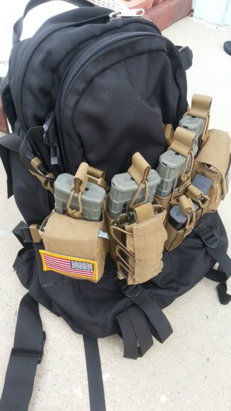Haley Strategic Partners D3 Chest Rig as a Backpack Compression Panel ...