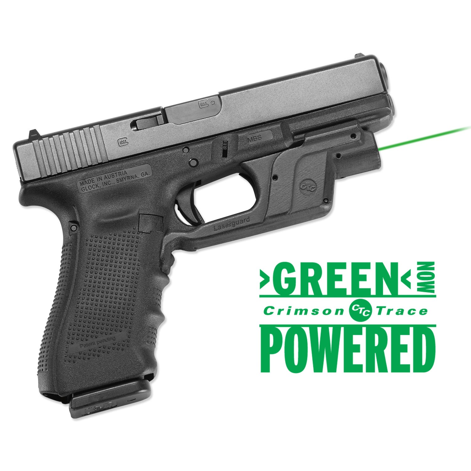 LG-452 Laserguard Green Laser Sight for Glock | Jerking the Trigger