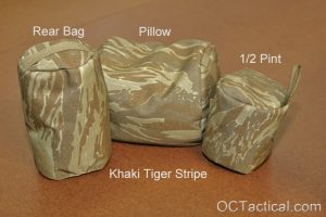 Red Tac Gear Shooting Bags in Khaki Tiger Stripe at OC Tactical ...