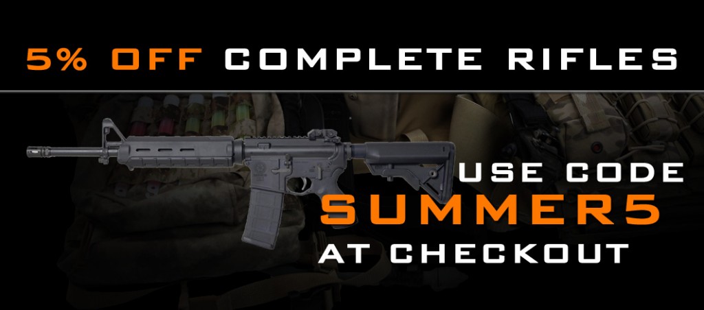 5% Off Complete Rifles at Sionics | Jerking the Trigger