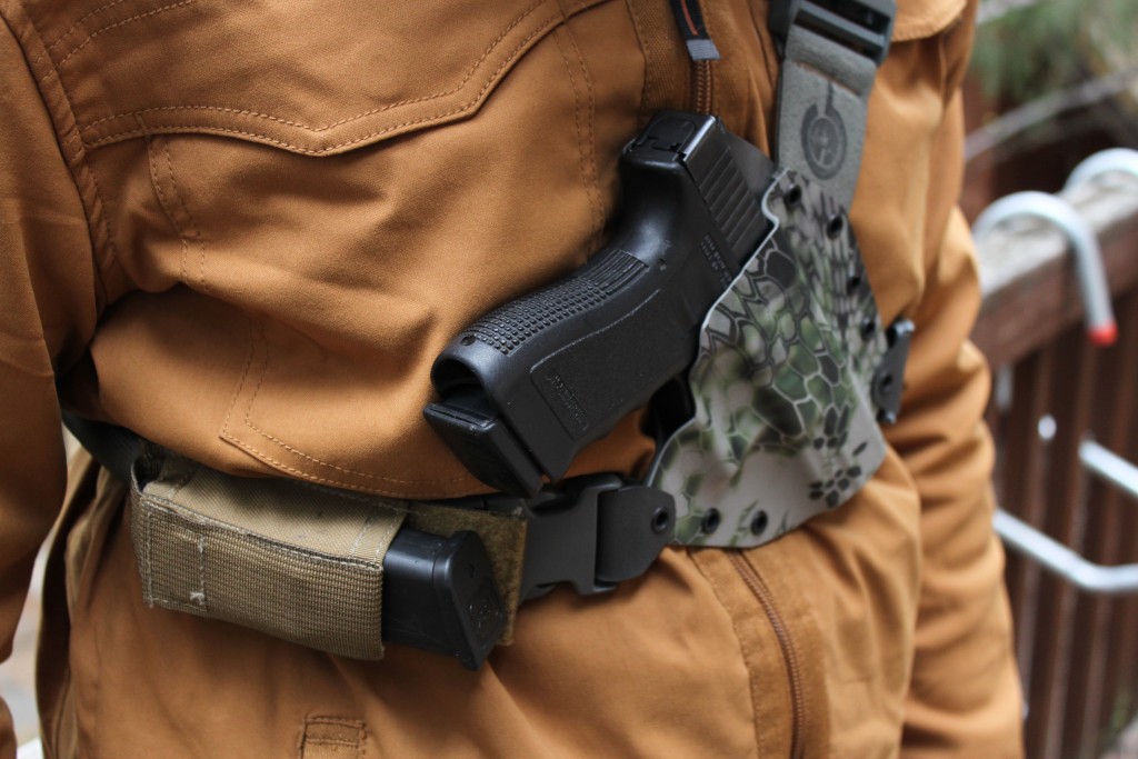 GunfightersINC Kenai Chest Holster | Jerking the Trigger