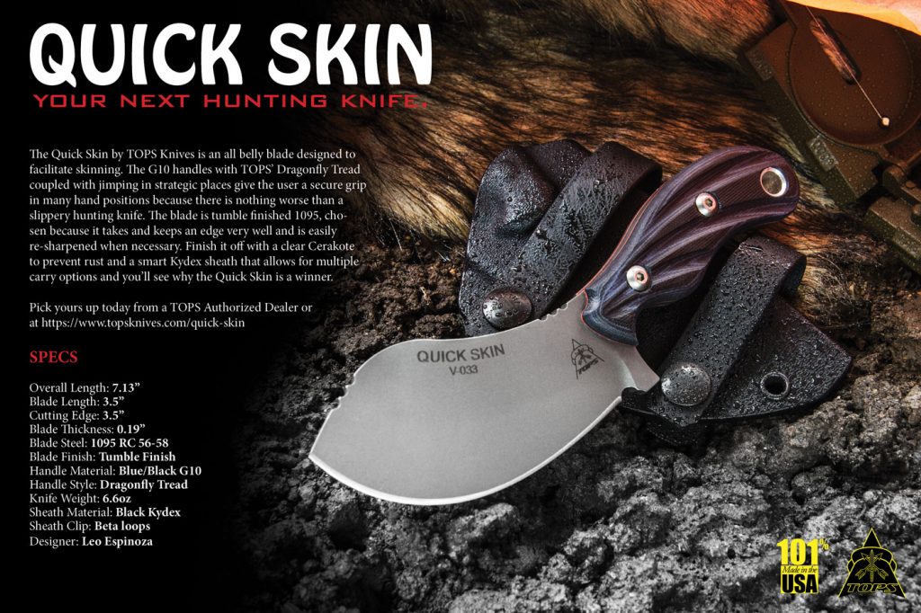 Two New Releases from TOPS Knives – Quick Skin and Fiel | Jerking the ...