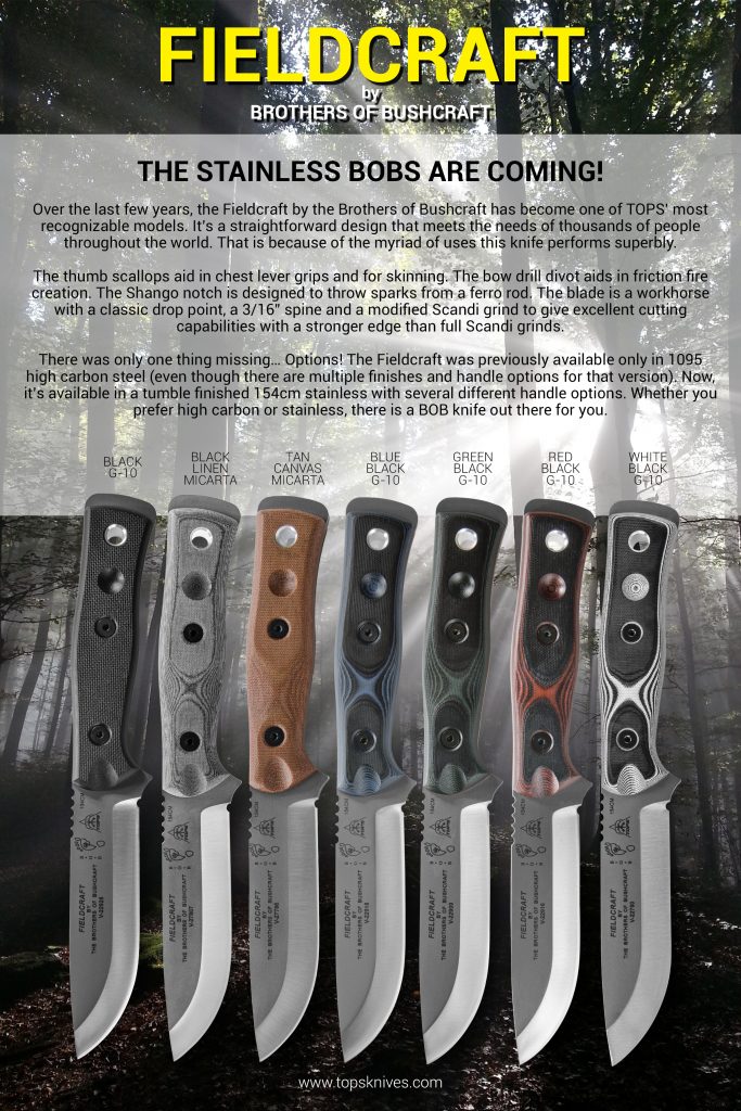TOPS Knives: Stainless BOB with Plenty of Options | Jerking the Trigger