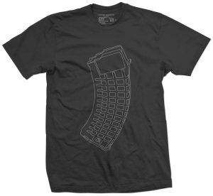 AK Waffle Mag T-Shirt from Russian Roulette Clothing | Jerking the Trigger