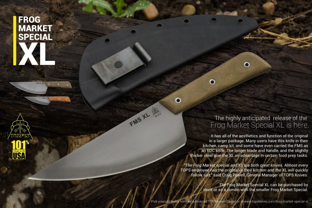 TOPS Knives Frog Market Special XL – Now Shipping | Jerking the Trigger