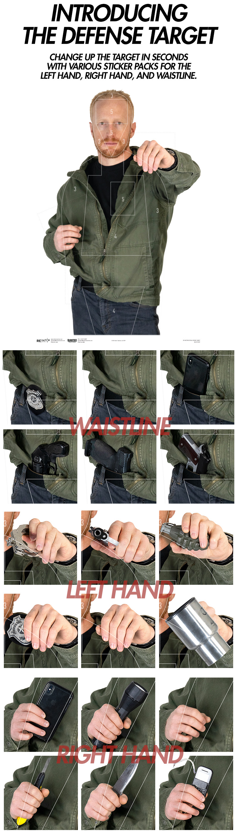 RE Factor Tactical – The Defense Target | Jerking the Trigger