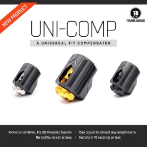 Tyrant CNC Uni-Comp – Universal Fit Compensator for 9mm Handguns ...