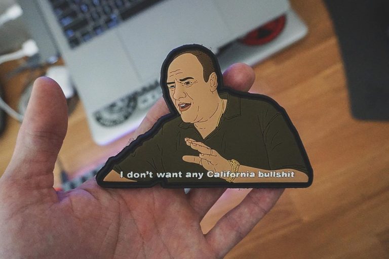 Stickthison California BS Patch | Jerking the Trigger