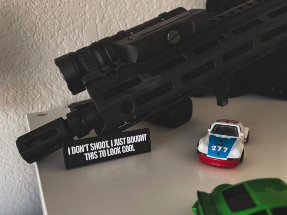 Stickthison – I Don’t Shoot Patch | Jerking the Trigger