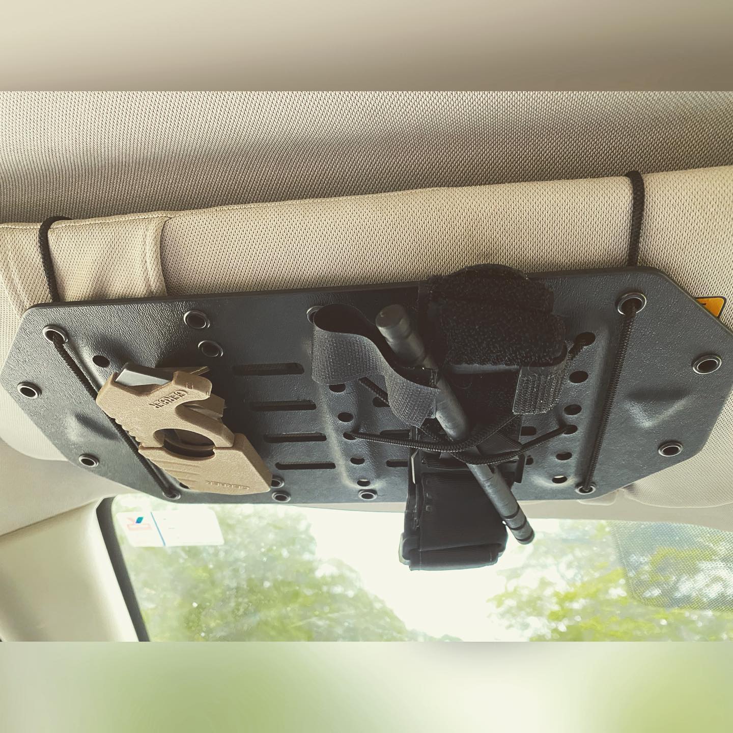 Black Triangle Rigid Visor Panel | Jerking the Trigger